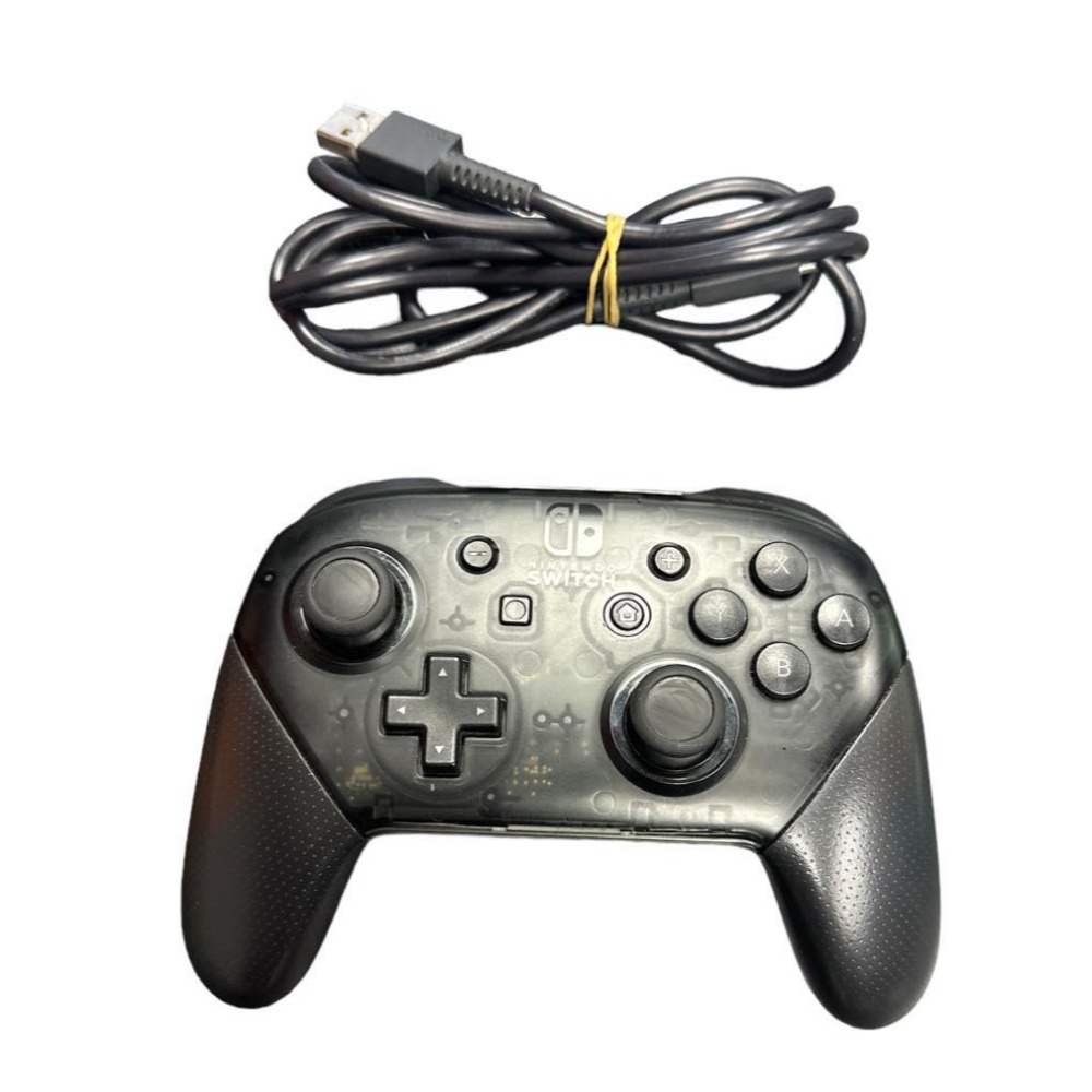 Pre-owned Nintendo HAC-013 Switch Pro Controller - Black - Own4Less